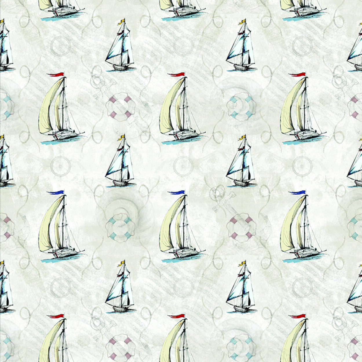 Explore the Anchors Away Book Fabric Collection